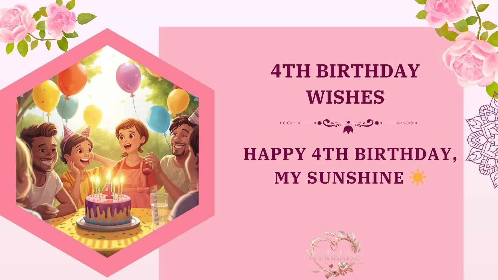 209+ 4th Birthday Wishes Sweet and Magical Ideas 2026 - wishaluxe.com