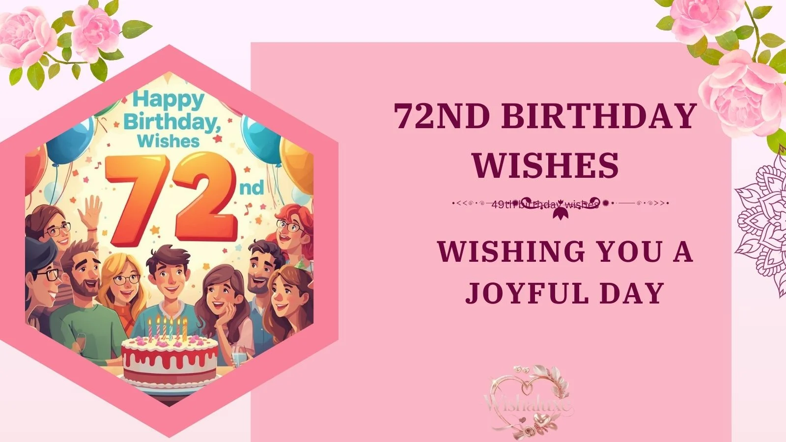 209+ 72nd Birthday Wishes That Feel Truly Heartwarming 2026 - wishaluxe.com